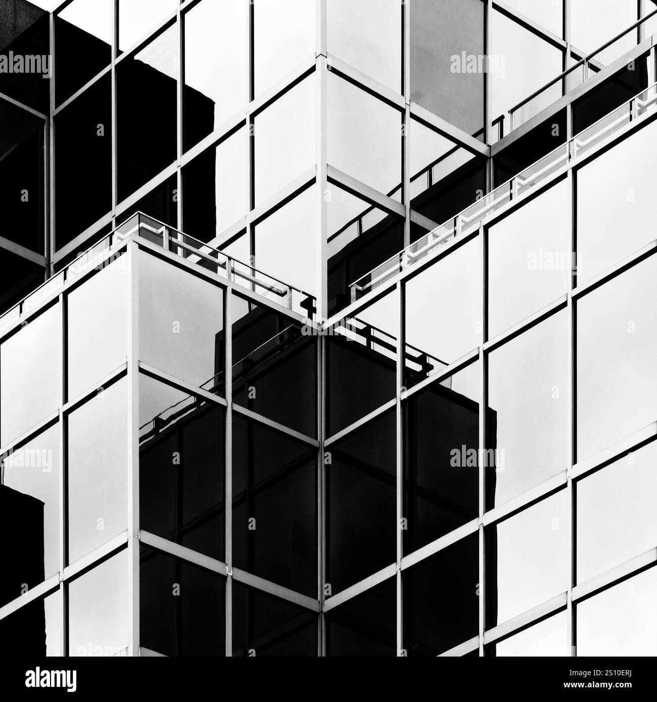 Glass with reflections Black and White Stock Photos & Images - Alamy