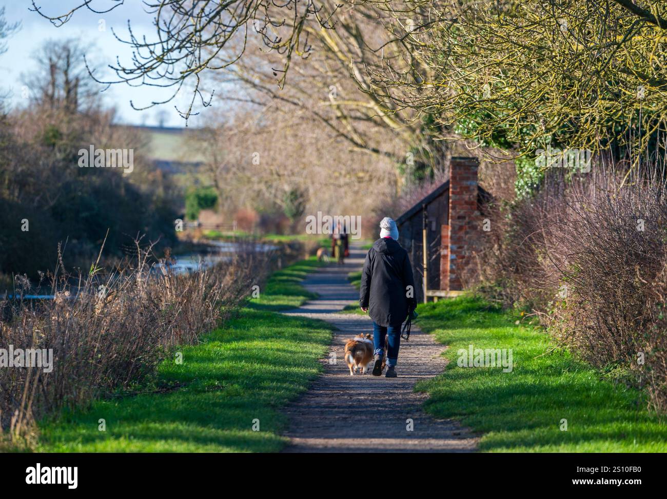 Gratham canel Linconshire December 30th 2024: Winters walk along ...