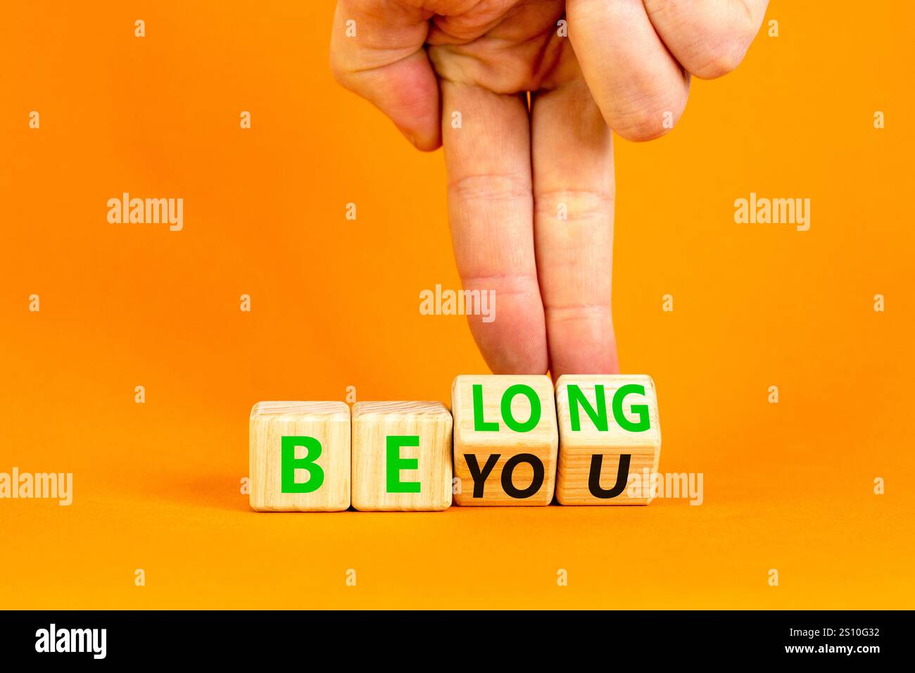 Belonging and belong symbol. Concept words Be you Belong on beautiful ...