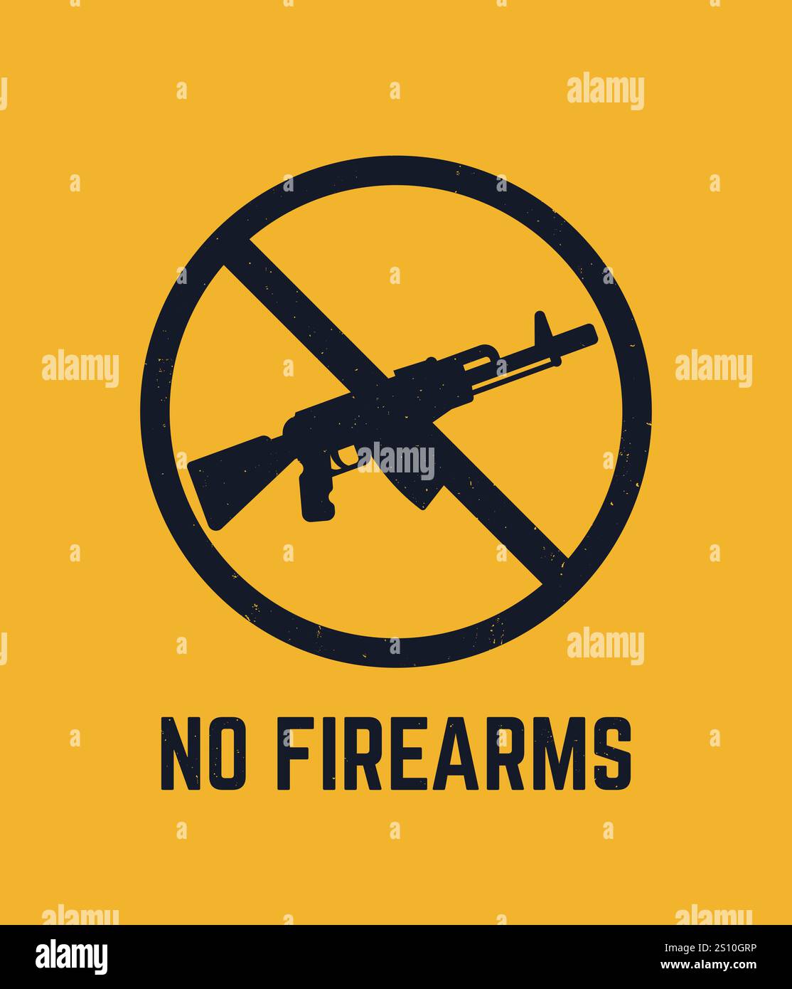 Poster no guns Stock Vector Images - Alamy
