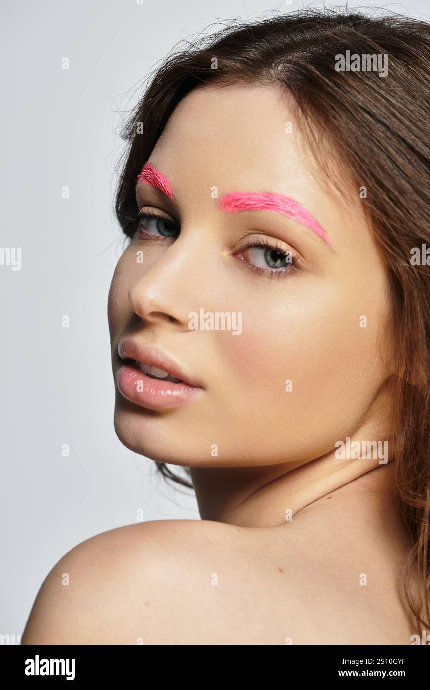 Graceful eyebrows hi-res stock photography and images - Alamy