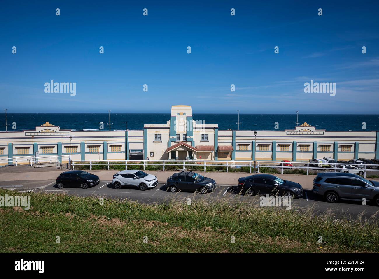 Ocean Baths, a sea bath including pavilions, pools and promenades. The ...
