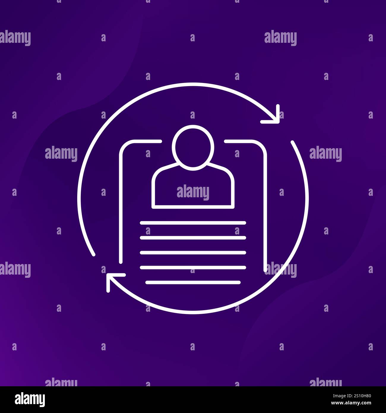 customer retention icon, line vector Stock Vector Image & Art - Alamy