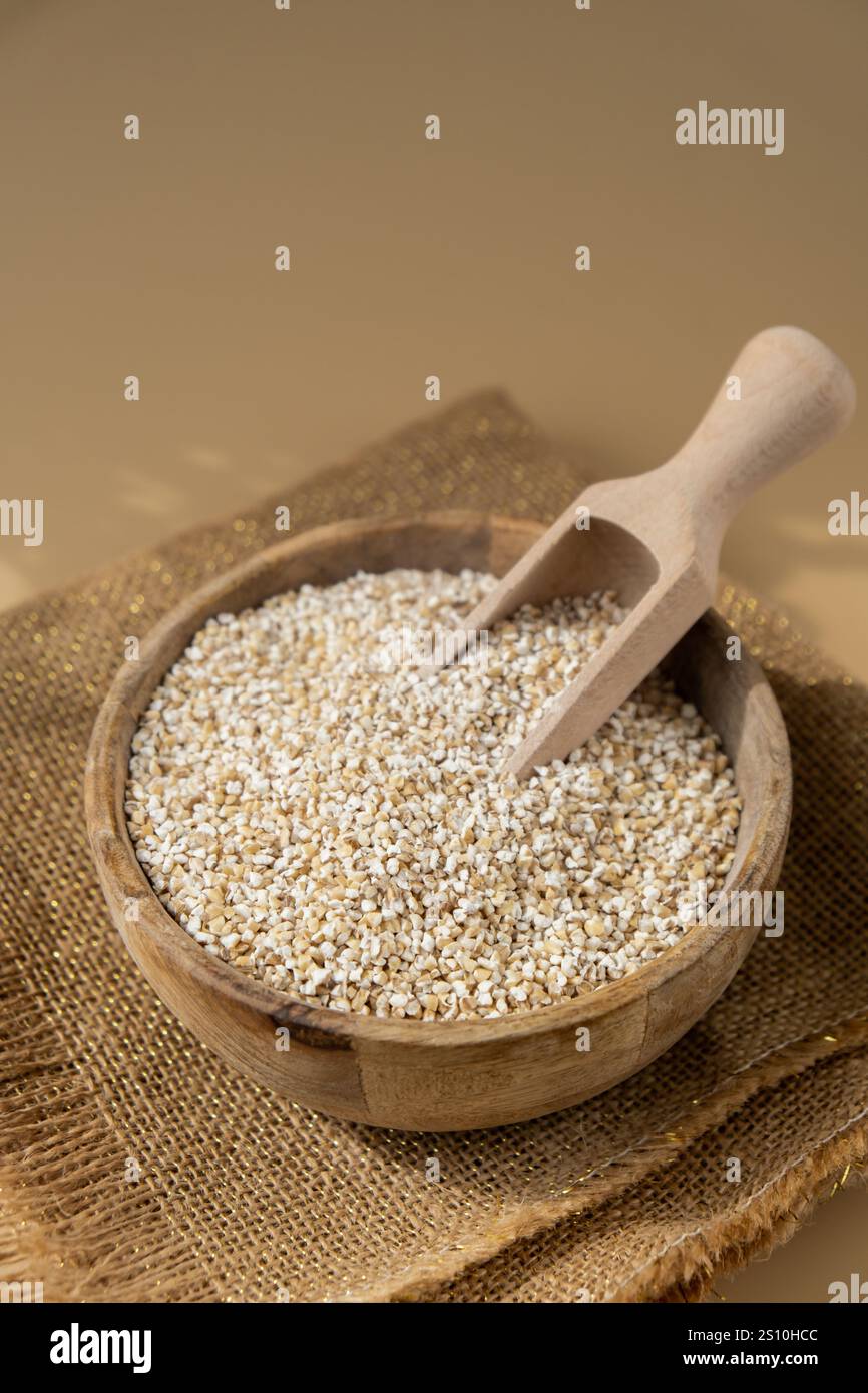 Fine ground barley in neutral hi-res stock photography and images - Alamy