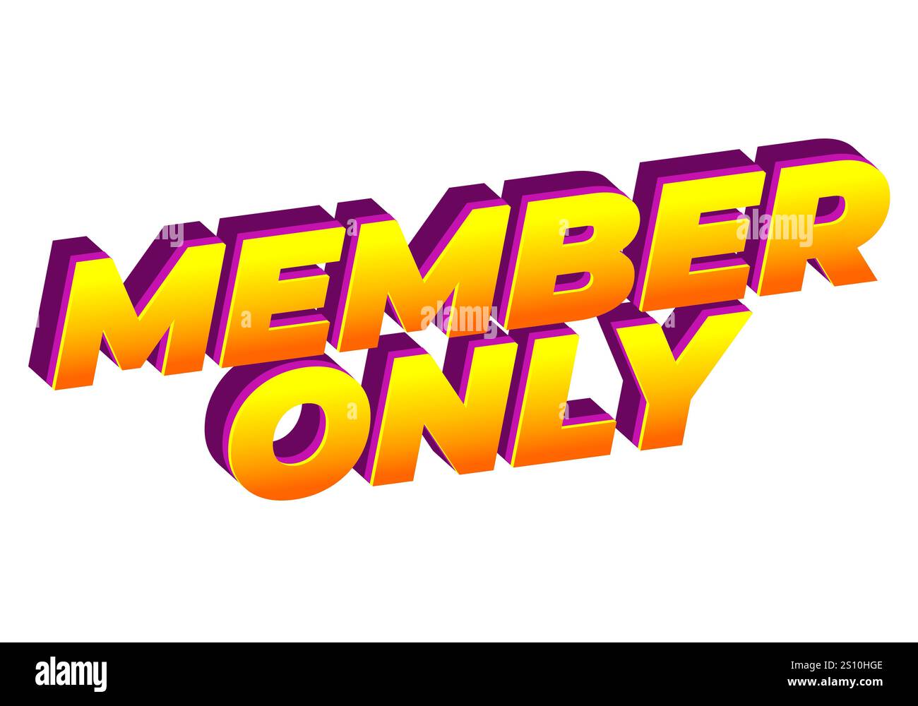 Member only. Text effect design for social media or marketing ads Stock ...