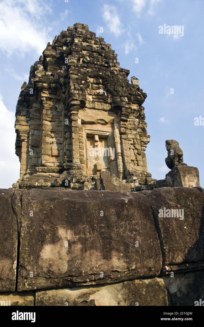 Bakong is the first temple mountain built by the Khmer empire at Angkor ...