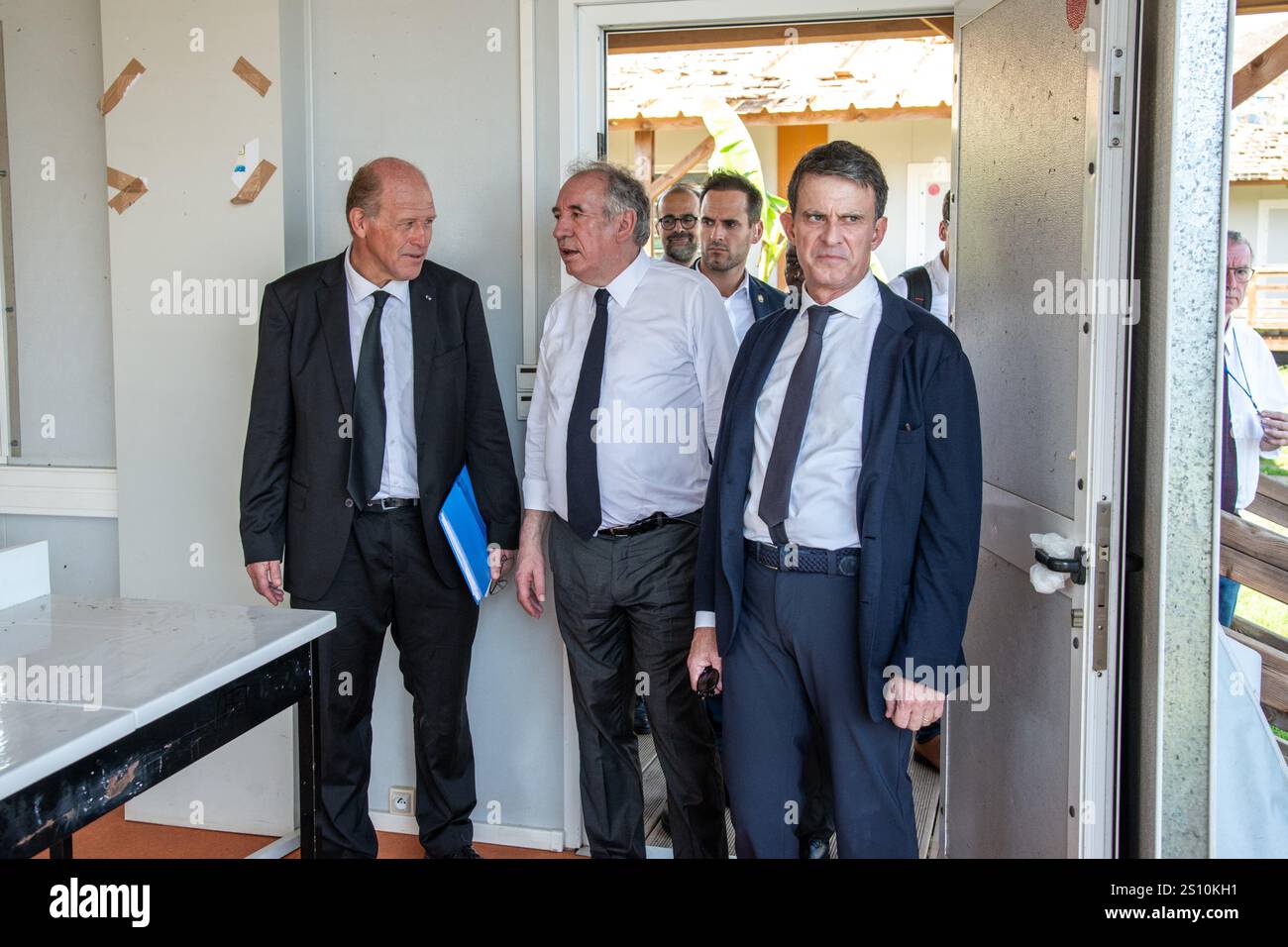 Rector of the Mayotte Academy Jacques Mikulovic, French Prime Minister ...