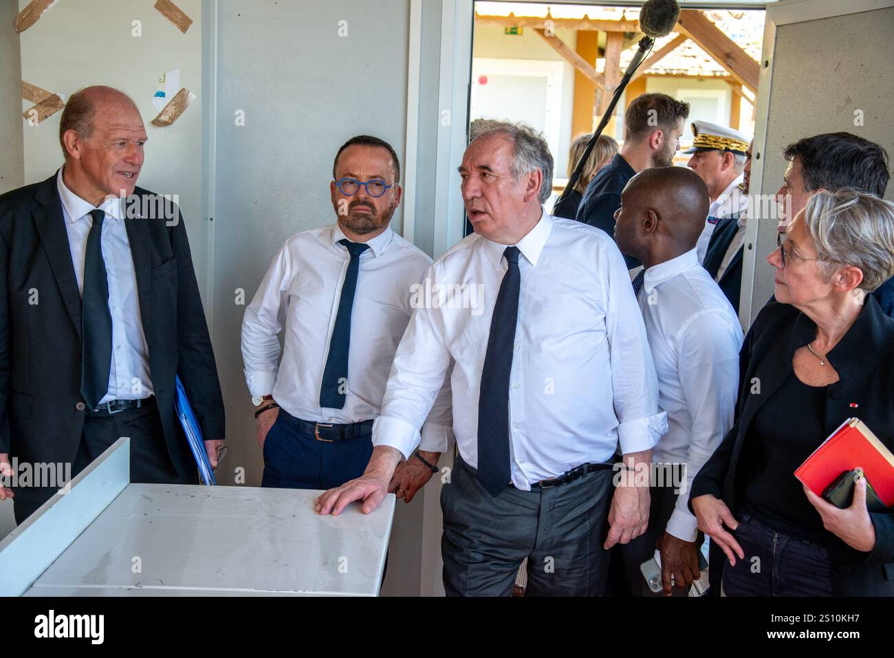 Rector of the Mayotte Academy Jacques Mikulovic, French Prime Minister ...
