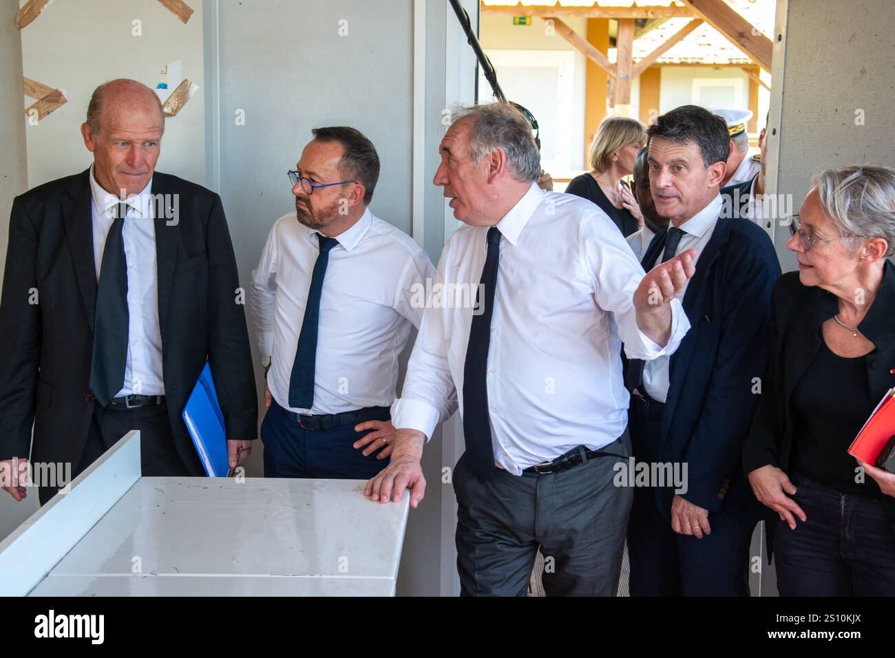Rector of the Mayotte Academy Jacques Mikulovic, French Prime Minister ...