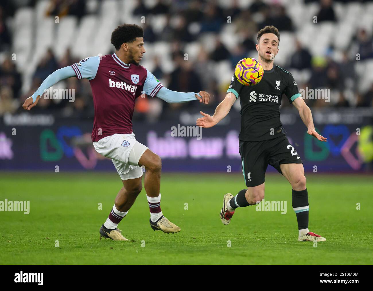 London, UK. 29th Dec, 2024. West Ham v Liverpool - Premier League ...