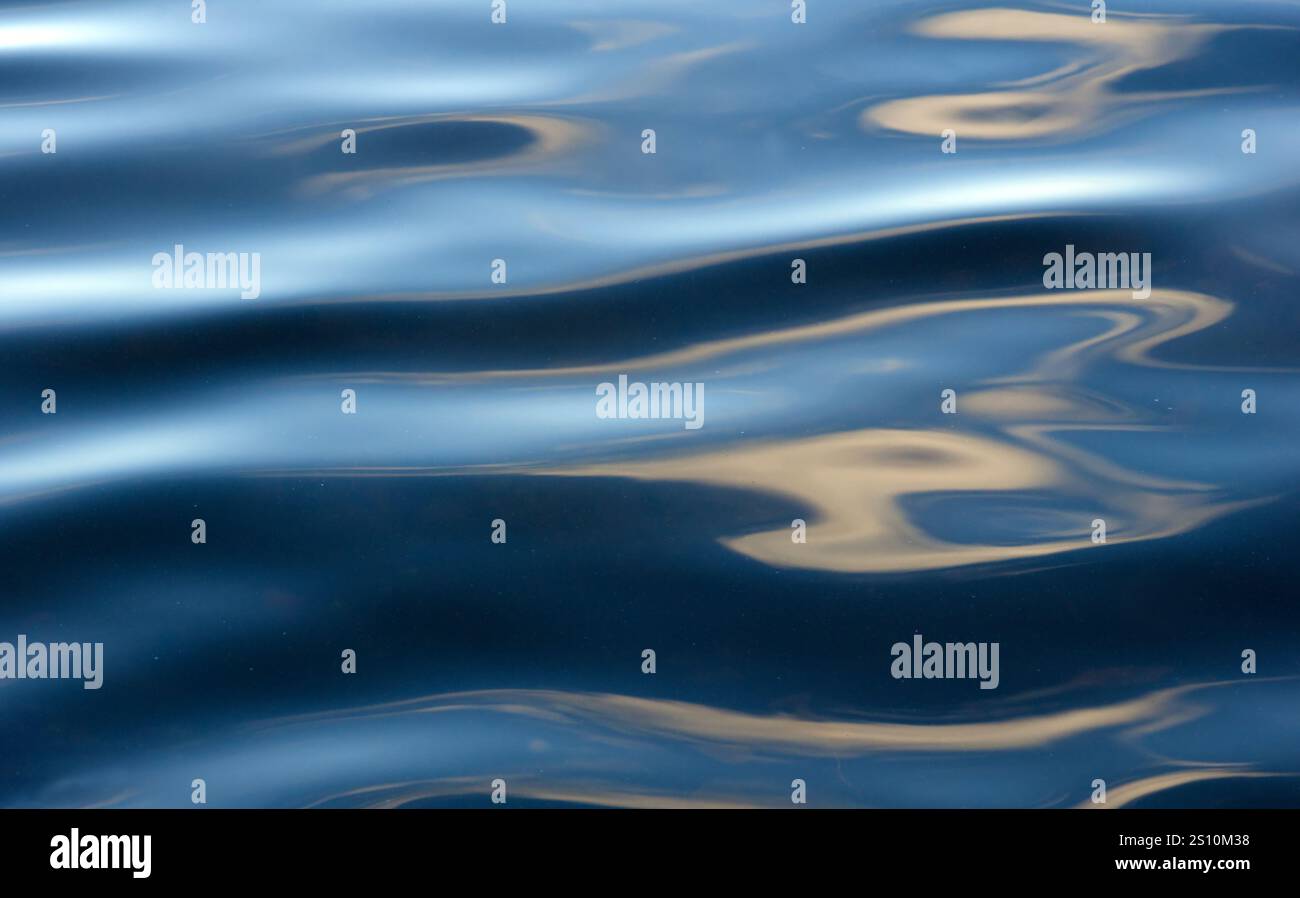 Dark blue wave, pure natural swirl pattern texture, background photo ...