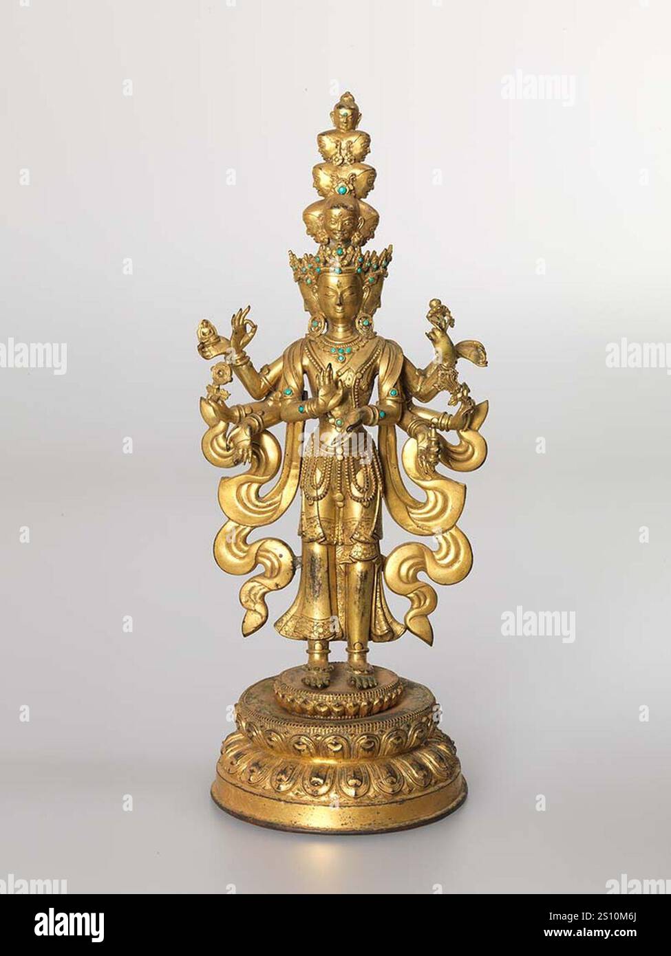 Eleven-headed Avalokitesvara late 18th century Stock Photo - Alamy