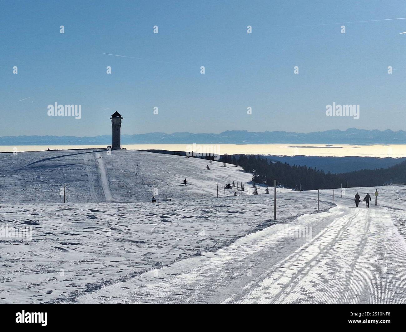 Feldberg Themenbild - Wintersport, Skifahren, Skispass auf dem Feldberg ...