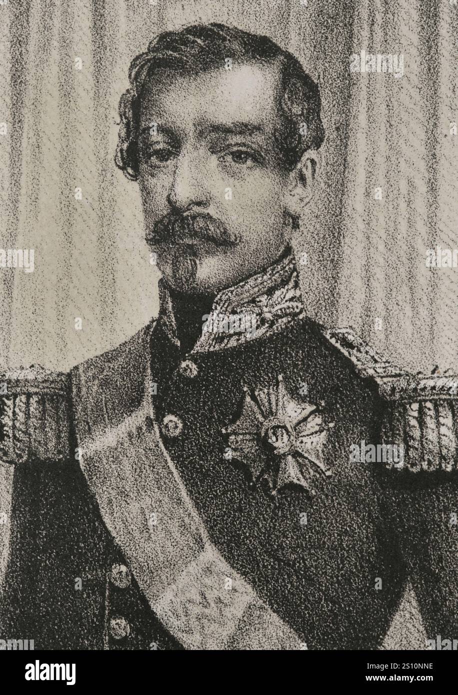 Napoleon III (1808-1873). President of the French Second Republic (1848 ...