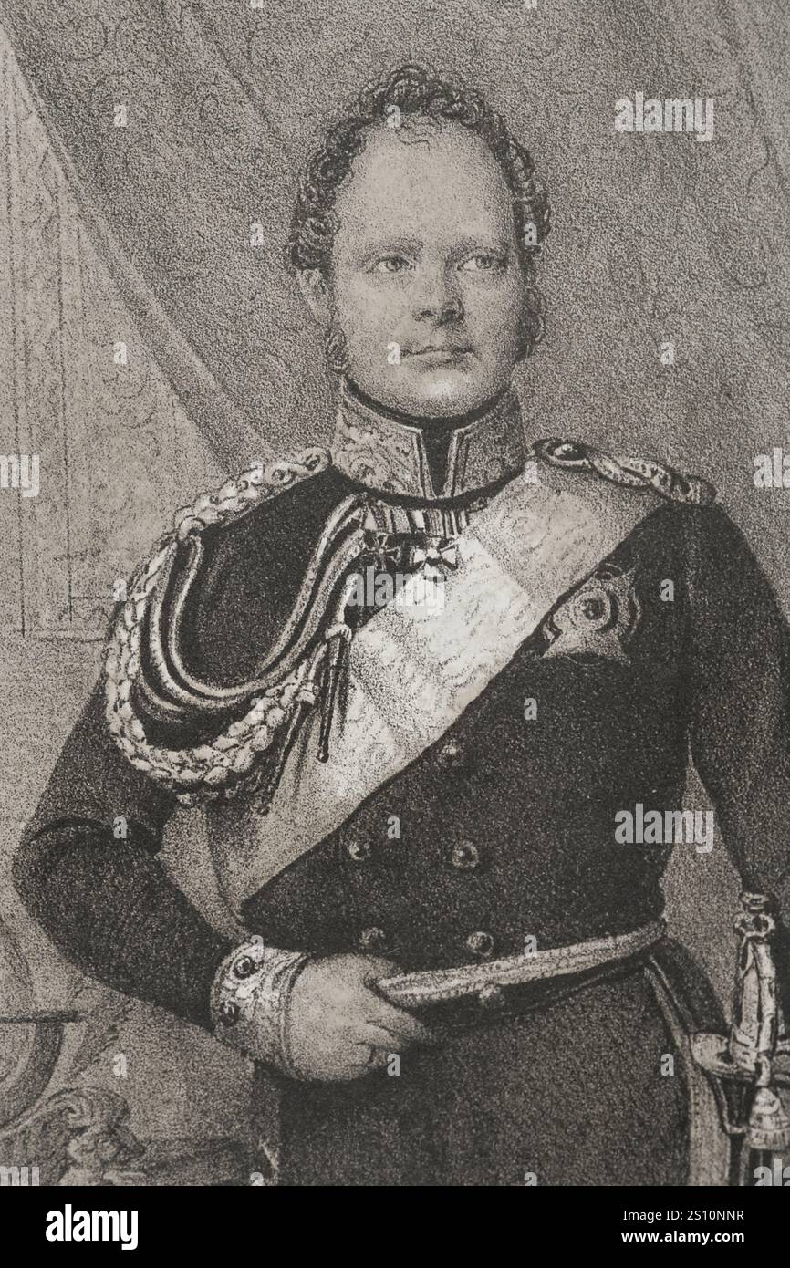 Frederick William IV of Prussia (1795-1861). King of Prussia (1795-1861 ...