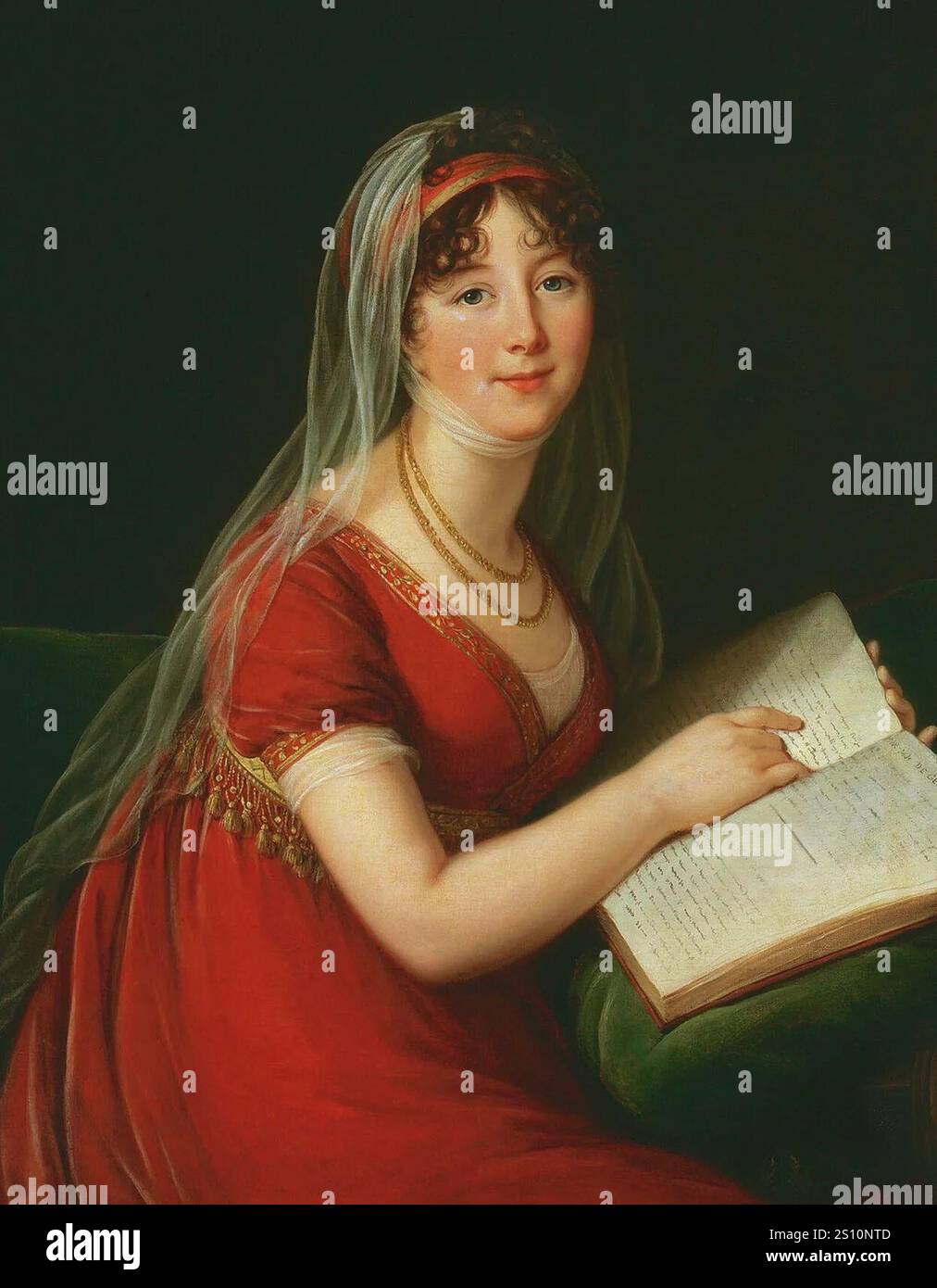 Elisabeth Vigee-Lebrun - Portrait of Mrs. Chinnery Stock Photo - Alamy