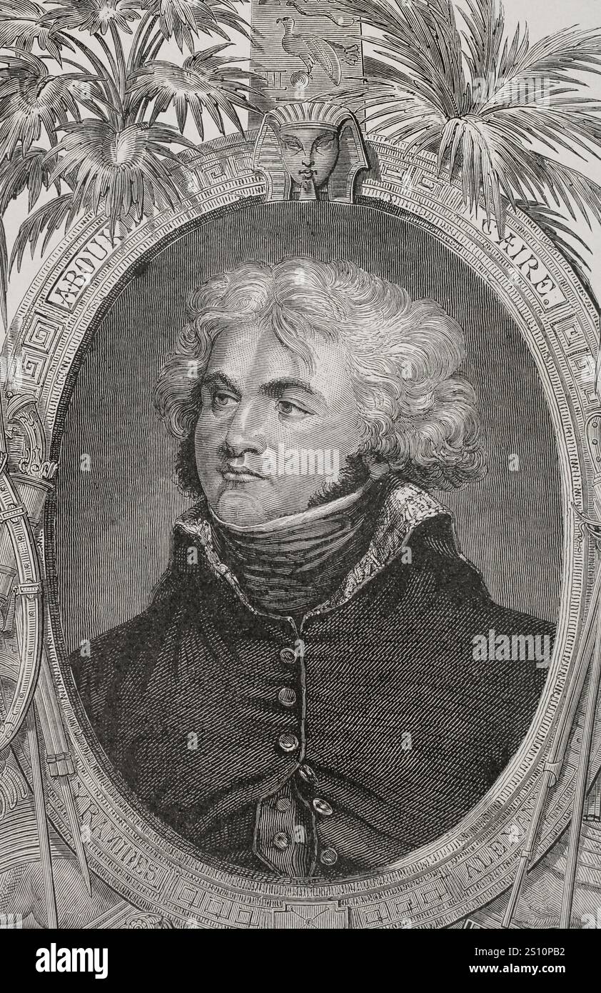 Jean-Baptiste Kleber (1753-1800). French general who took part in the ...