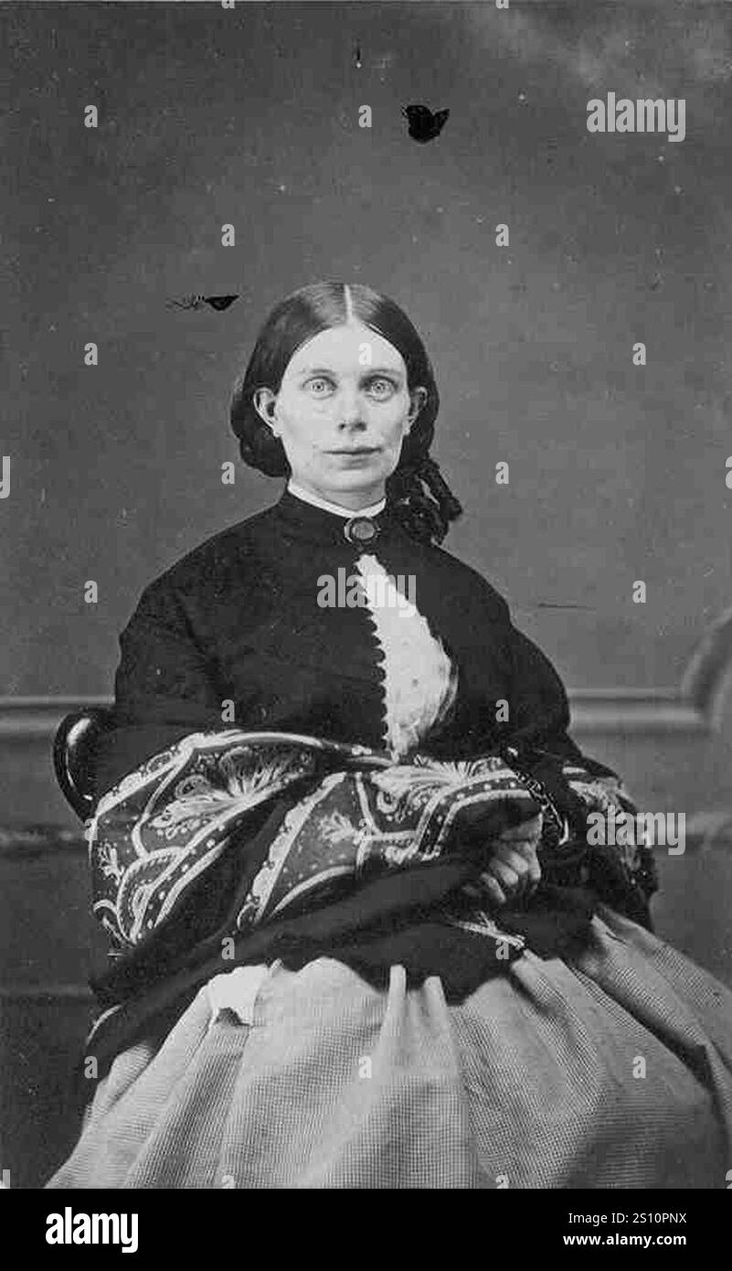 Elizabeth “Libby” Minerva Sumner Byers (1834–1920 Stock Photo - Alamy
