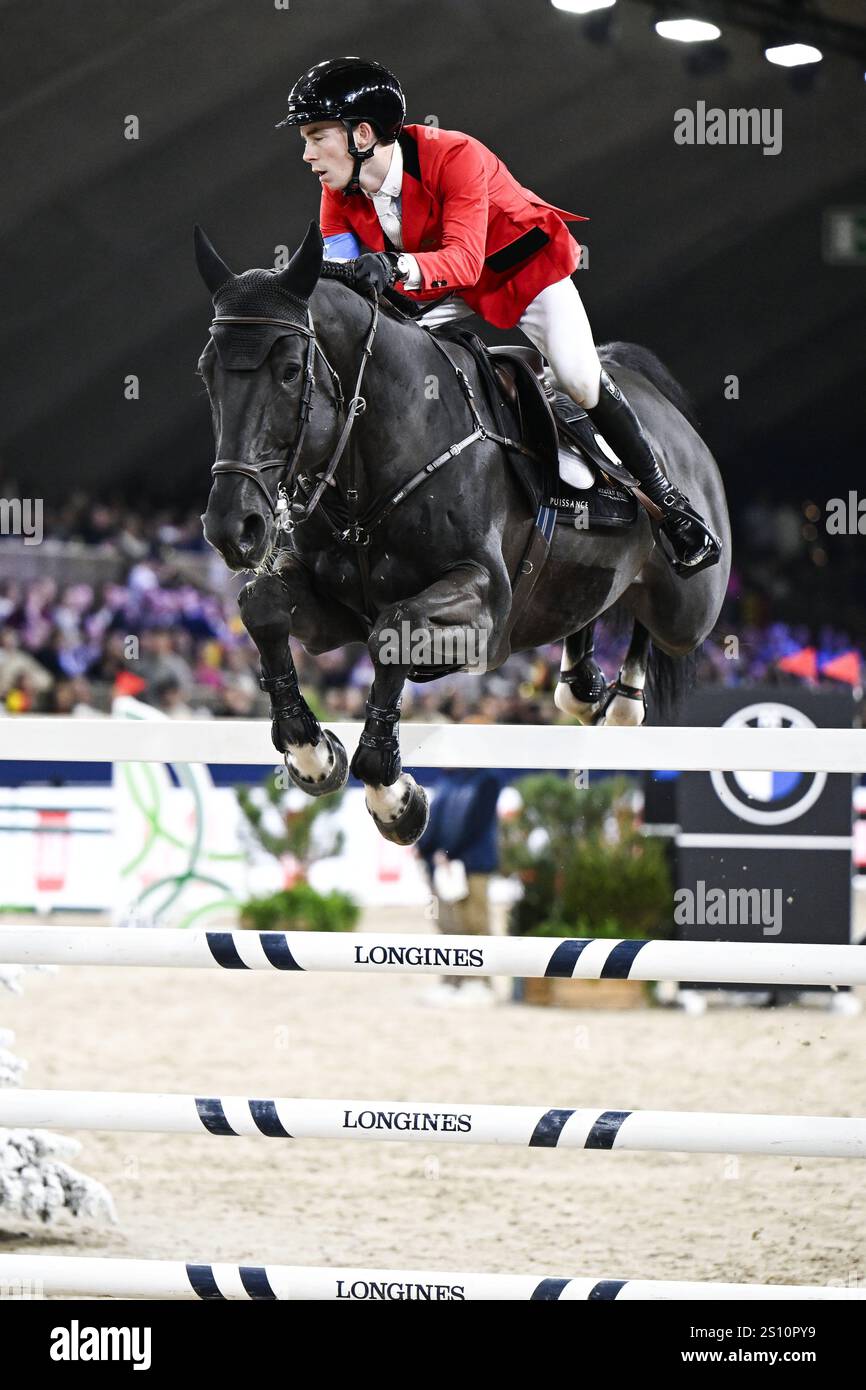 Mechelen, Belgium. 30th Dec, 2023. Belgian rider Thibeau Spits with ...