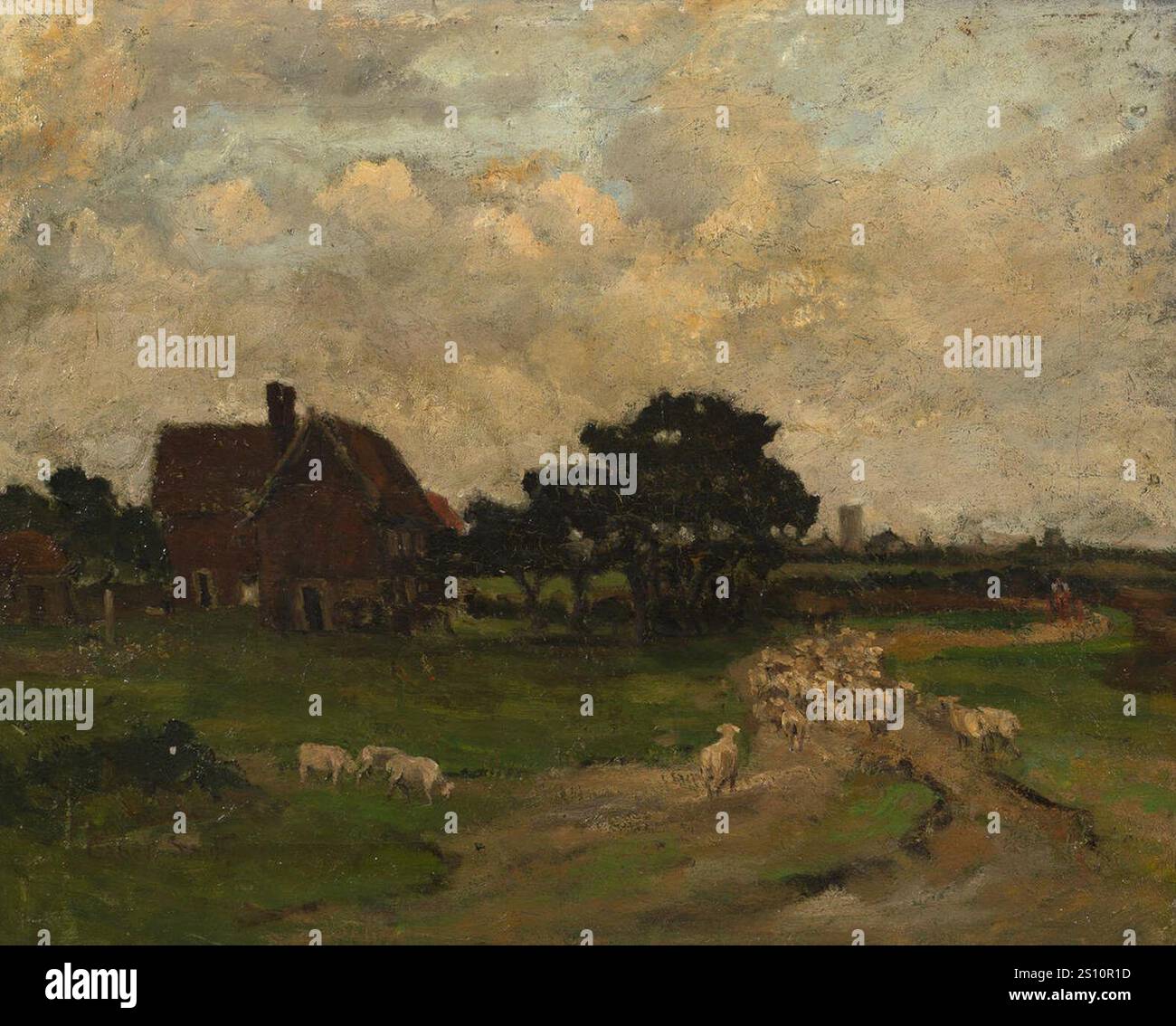 Elizabeth Gabell Smith - Farm on the Common Stock Photo - Alamy