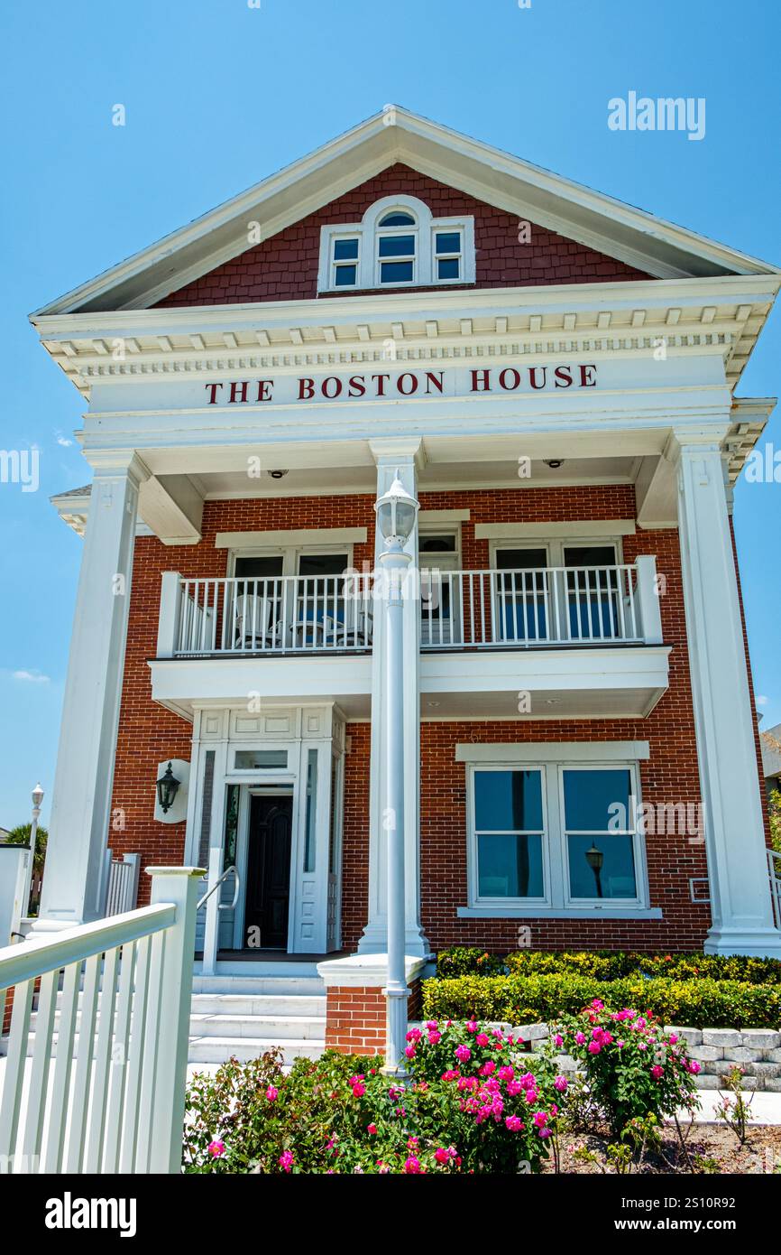 Boston House, S Indian River Drive, Fort Pierce, Florida Stock Photo ...