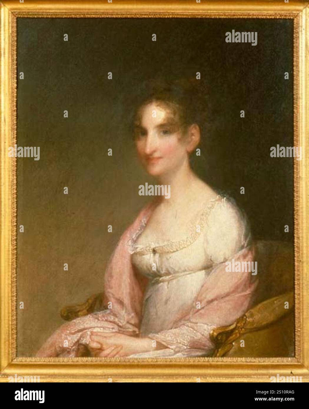 Elizabeth Selden McClurg (Mrs. John Wickham) by Gilbert Stuart Stock ...