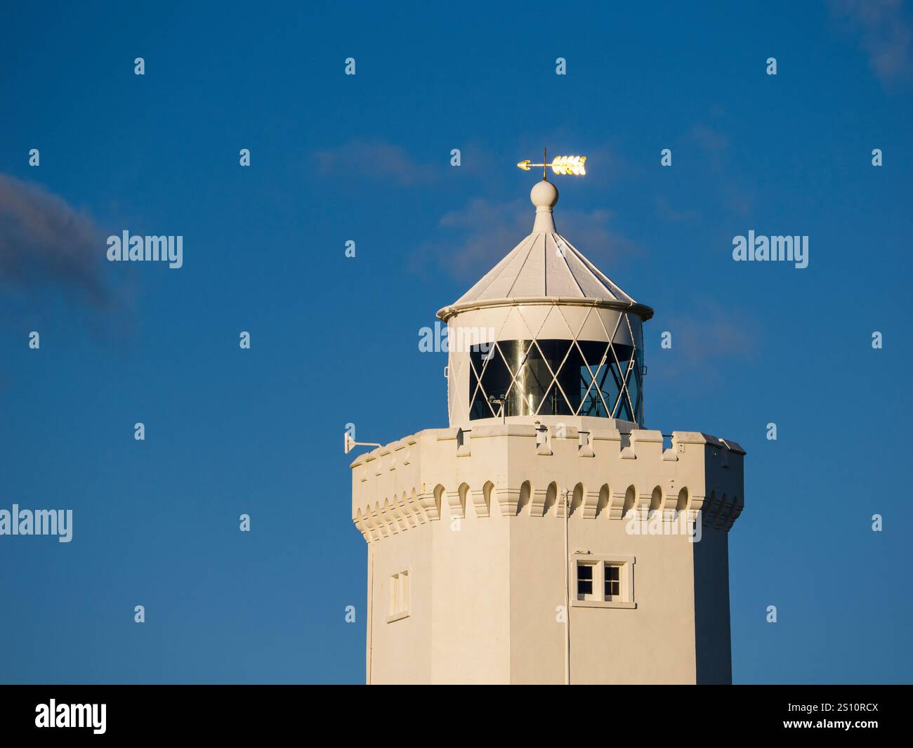 South Foreland Lighthouse, White Cliffs of Dover, Dover, England, UK ...