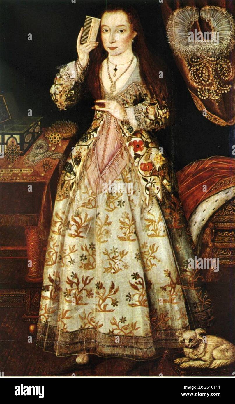 Elizabeth Vernon, Countess of Southampton, wife of Henry Wriothesley ...