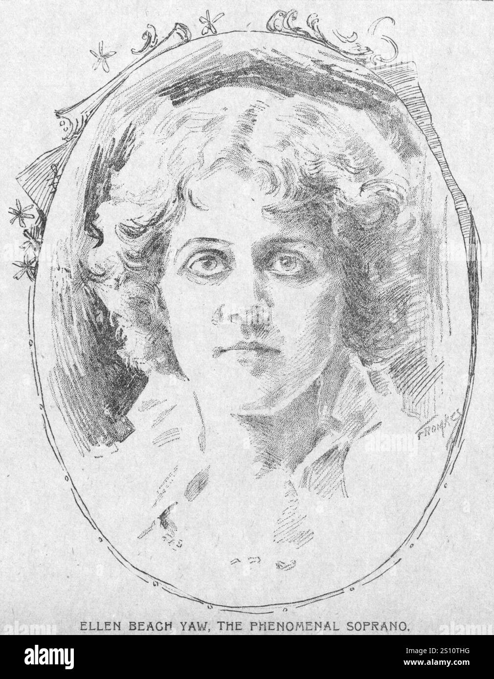 Ellen Beach Yaw portrait illustration Stock Photo - Alamy