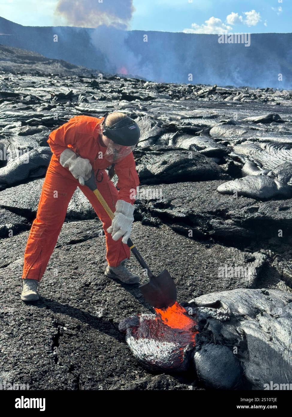 Kilauea, United States of America. 23 December, 2024. A USGS Hawaiian ...