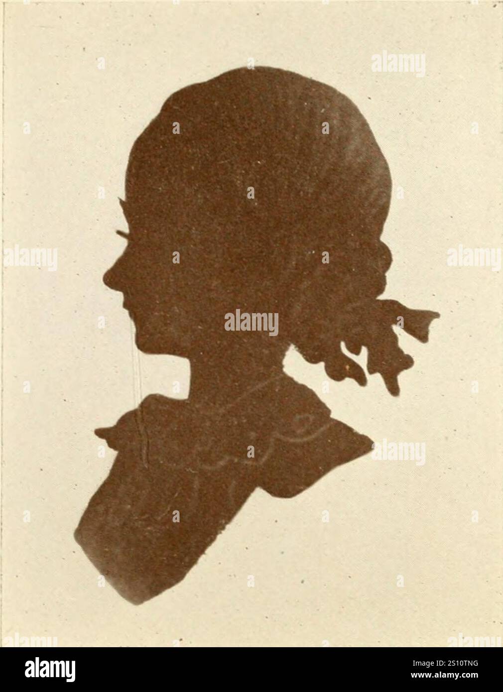 Ellen Key 1856 Silhouette Stock Photo - Alamy