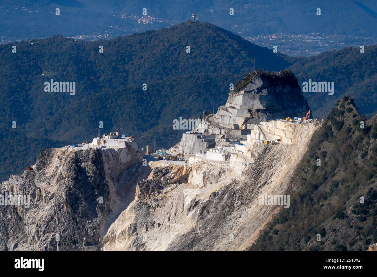 The actual marble quarry which mined the block for the David by ...