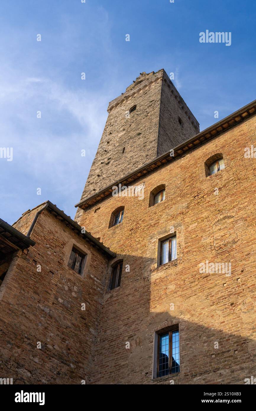 Torre Grossa or the Great Tower, the tallest tower in the medieval ...