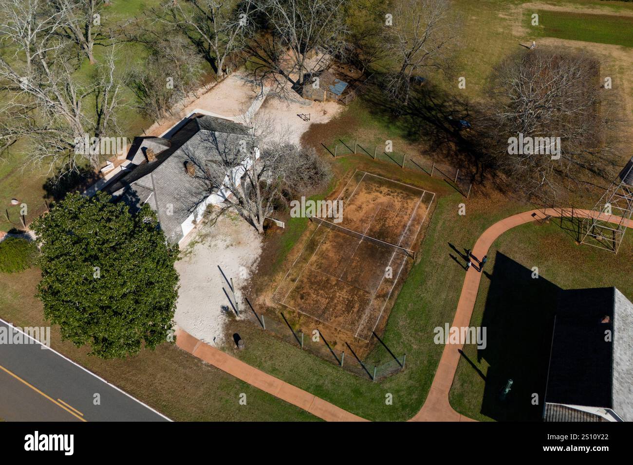 The Jimmy Carter Boyhood Farm is seen, Monday, Dec. 30, 2024, in ...