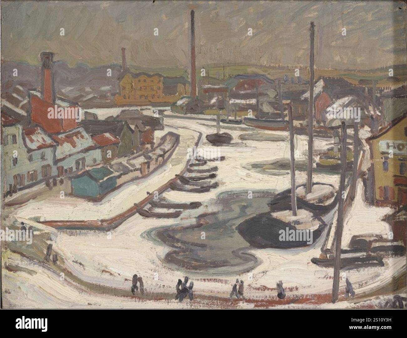 Emajõgi talvel, Nikolai Triik Stock Photo - Alamy