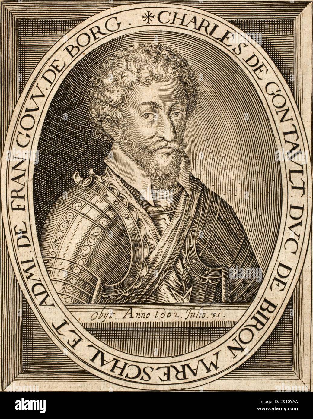 Emanuel van Meteren - Charles de Gontaut, duc de Biron Stock Photo - Alamy