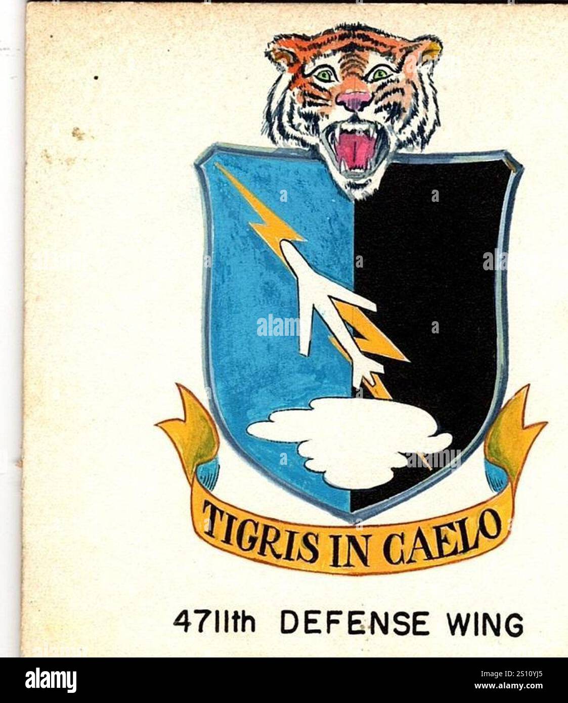 Emblem of the 4711th Air Defense Wing Stock Photo - Alamy