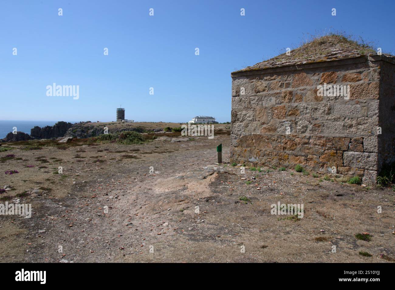 World War 2 German Radio Tower seen from La Rosière, Jersey, Channel ...