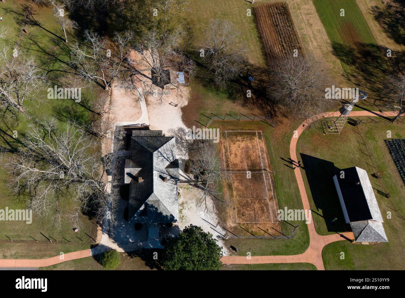 The Jimmy Carter Boyhood Farm is seen, Monday, Dec. 30, 2024, in ...