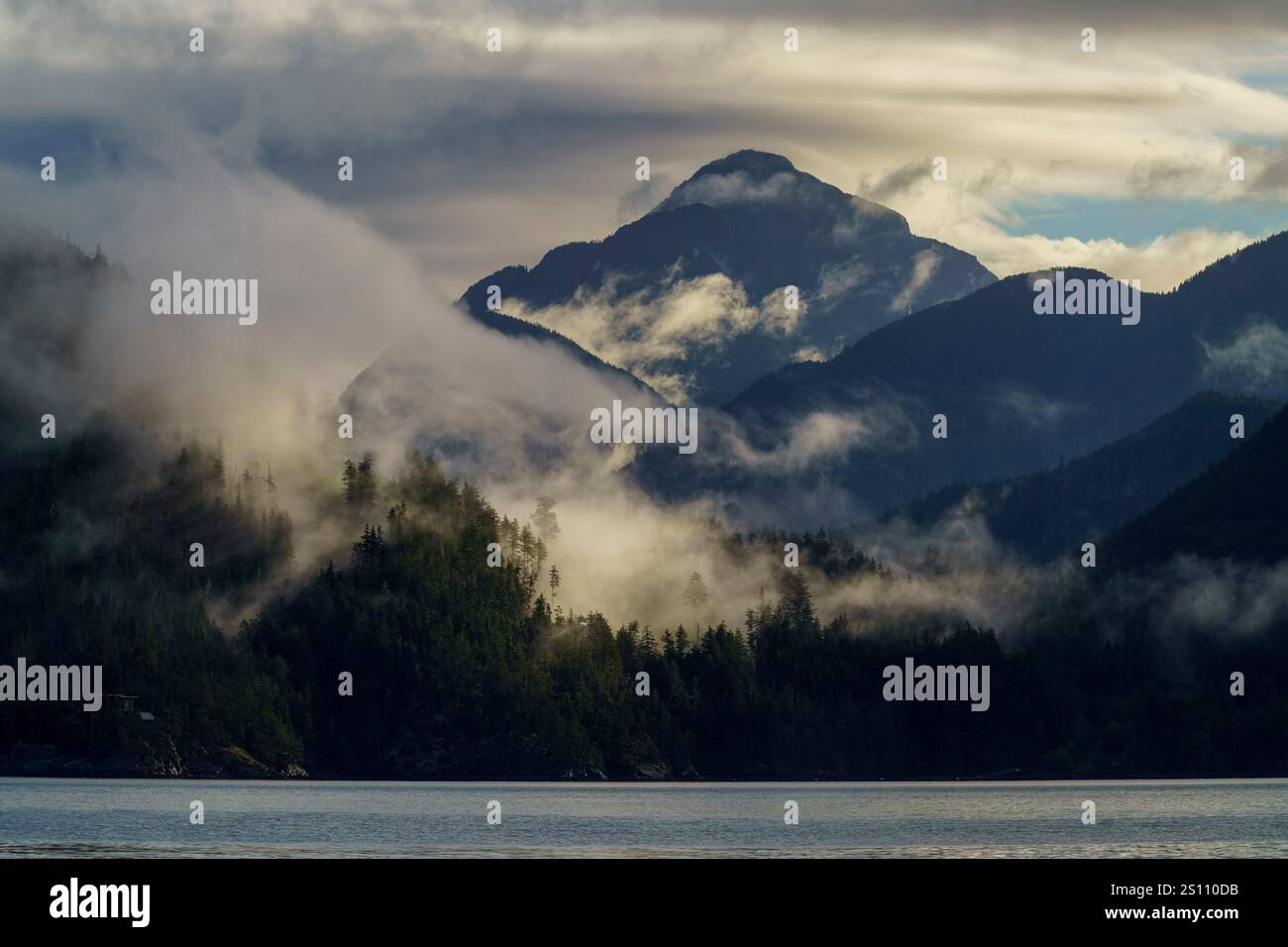 Moody setting in the Broughton Archipelago, First Nations Territory ...