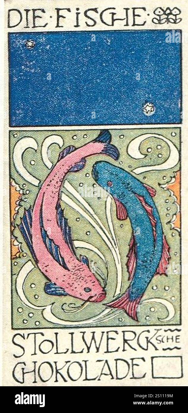 Emil Rudolf Weiss Sternbilder Die Fische 1902 Stock Photo - Alamy