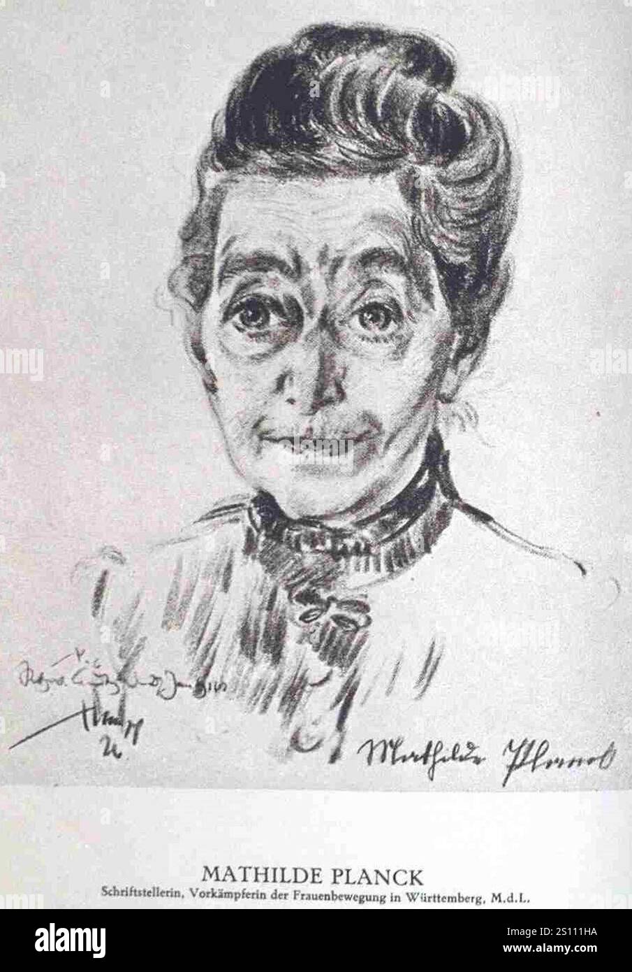 Emil Stumpp Mathilde Planck Stock Photo - Alamy