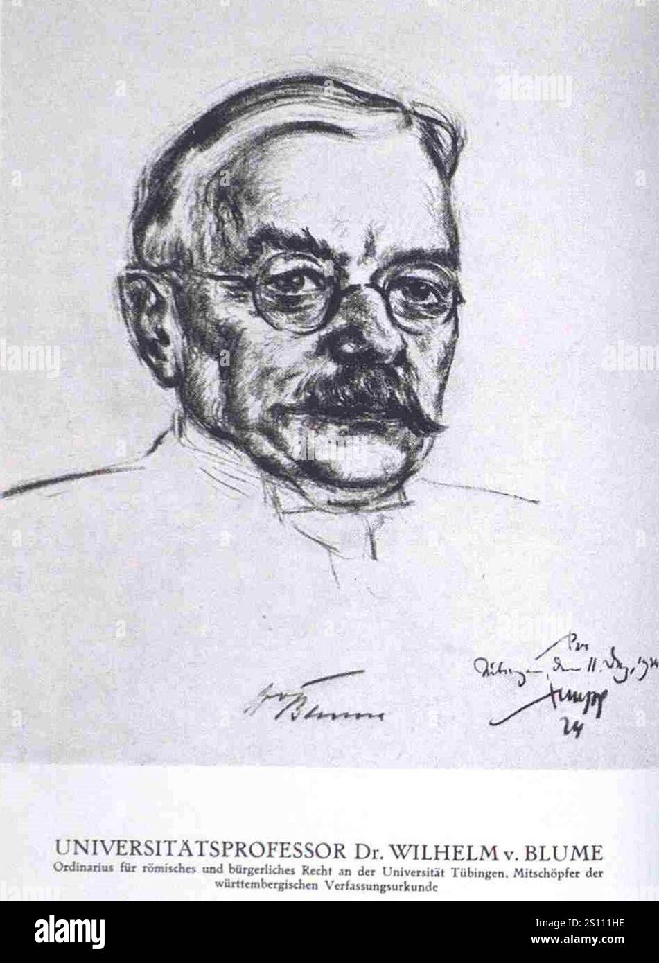 Emil Stumpp Wilhelm von Blume Stock Photo - Alamy