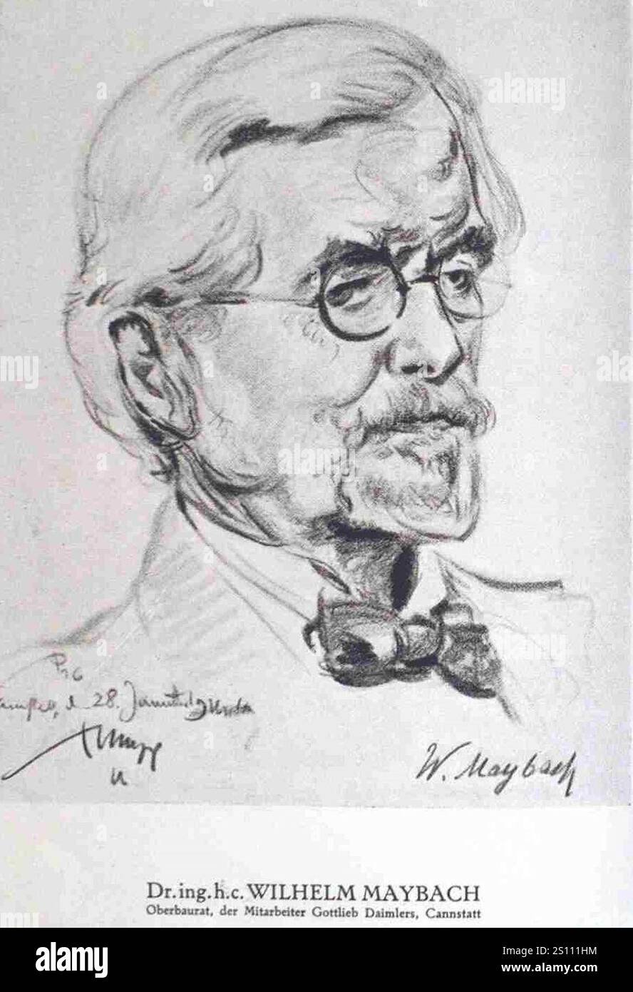Emil Stumpp Wilhelm Maybach Stock Photo - Alamy