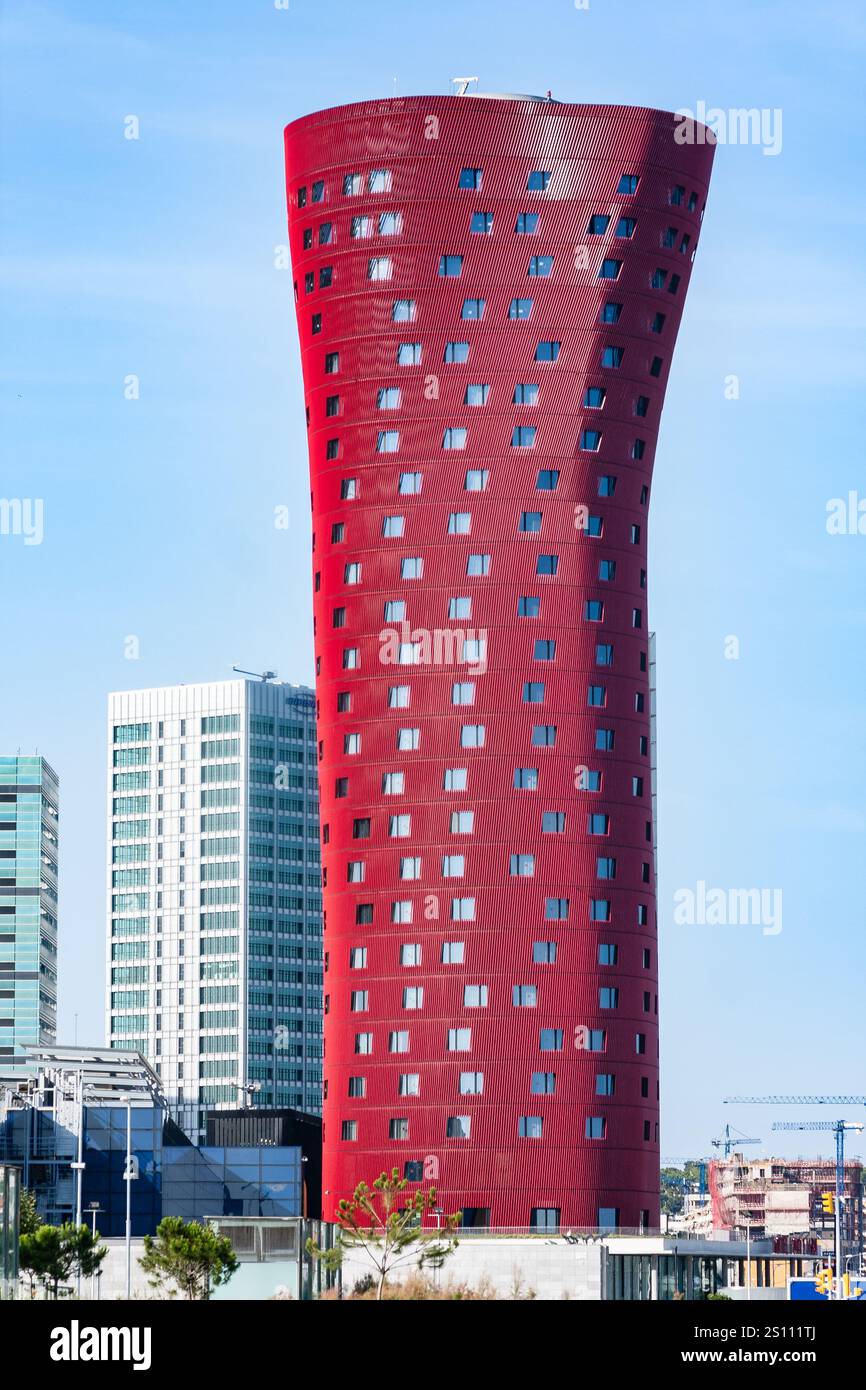 Porta Fira Hotel by Toyo Ito. 2010. L'Hospitalet Stock Photo - Alamy