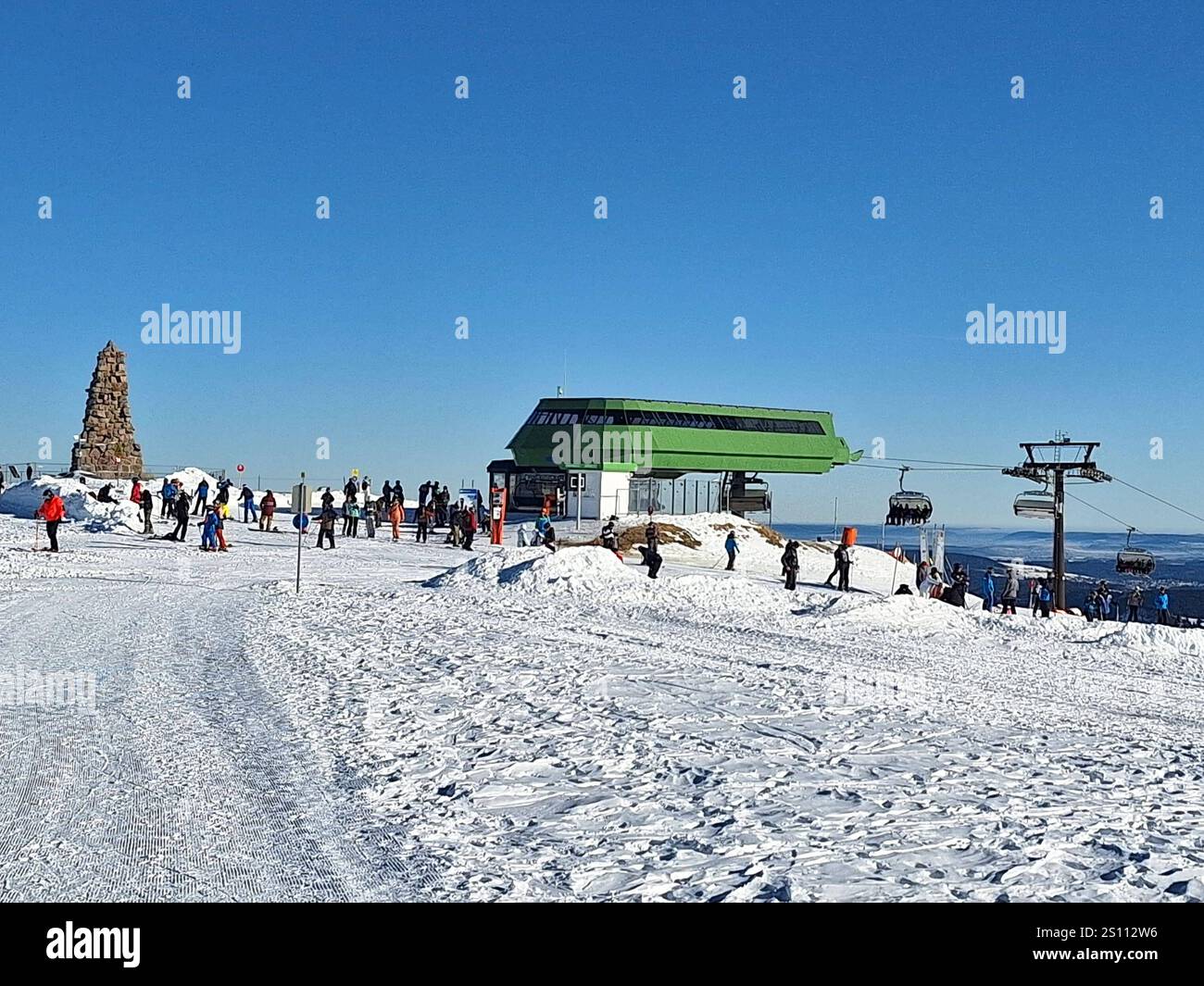 Feldberg Themenbild - Wintersport, Skifahren, Skispass auf dem Feldberg ...