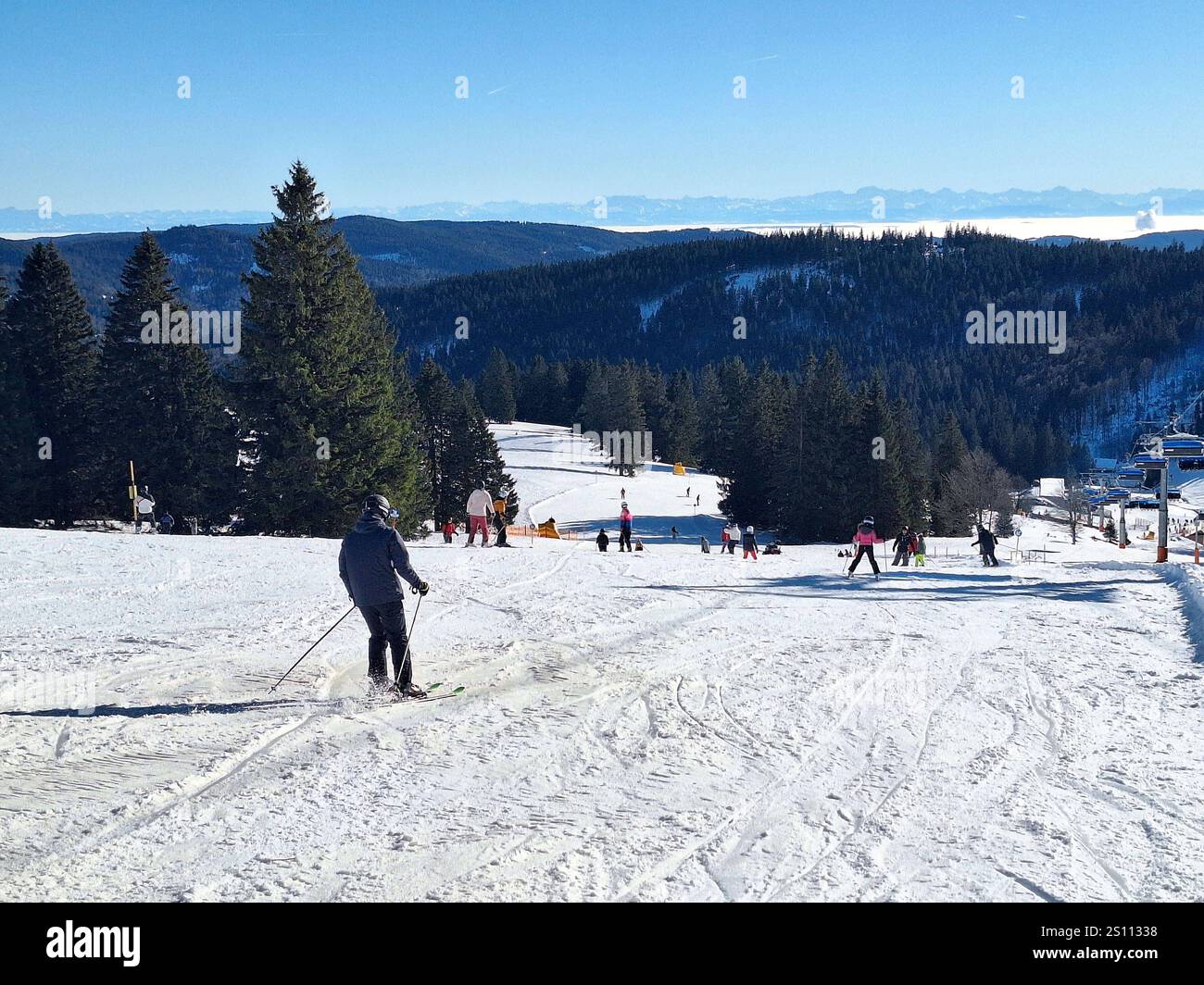 Feldberg Themenbild - Wintersport, Skifahren, Skispass auf dem Feldberg ...