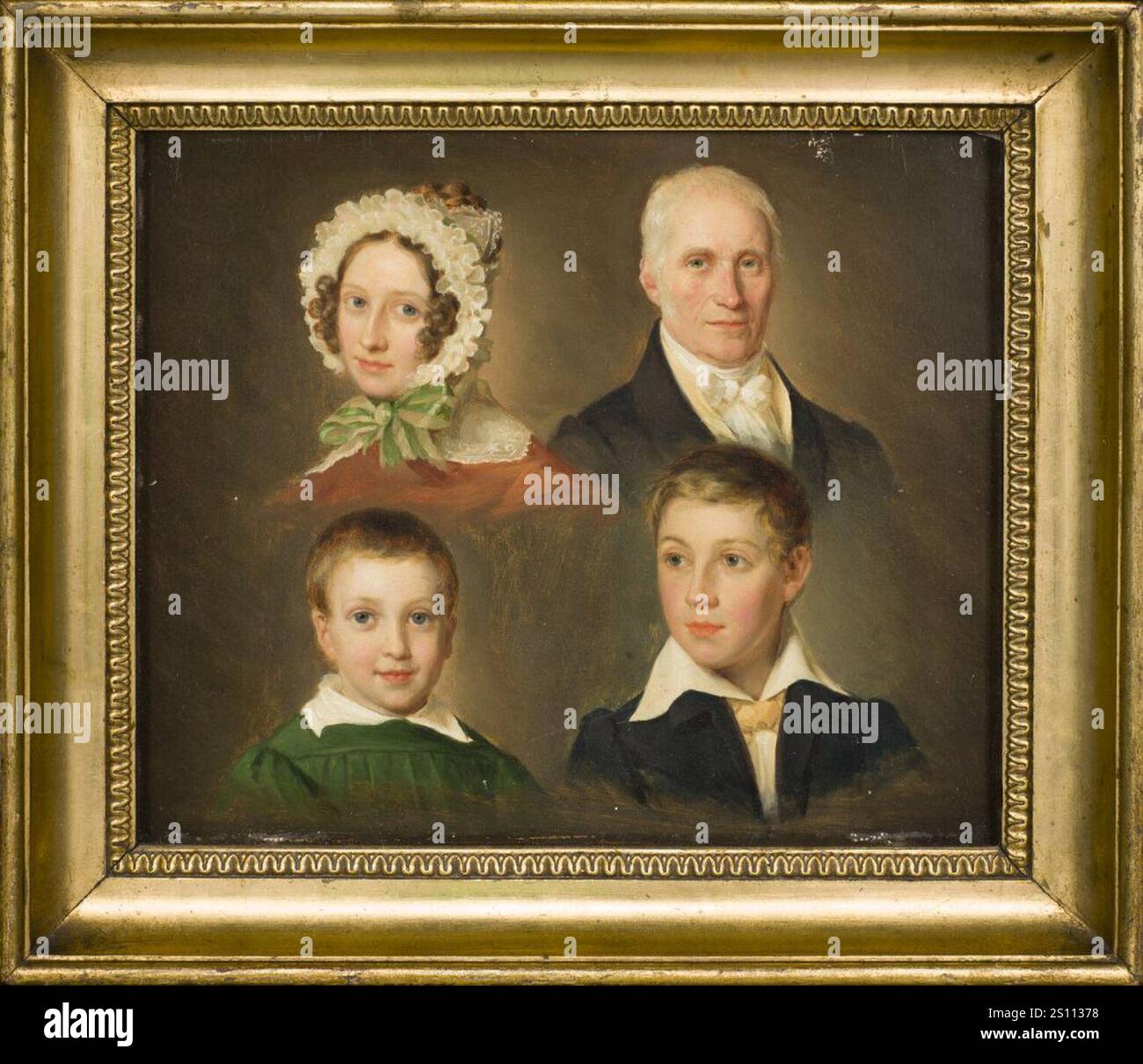 Emilius Ditlev Bærentzen - The Artist’s Father, Wife, Son and Foster ...