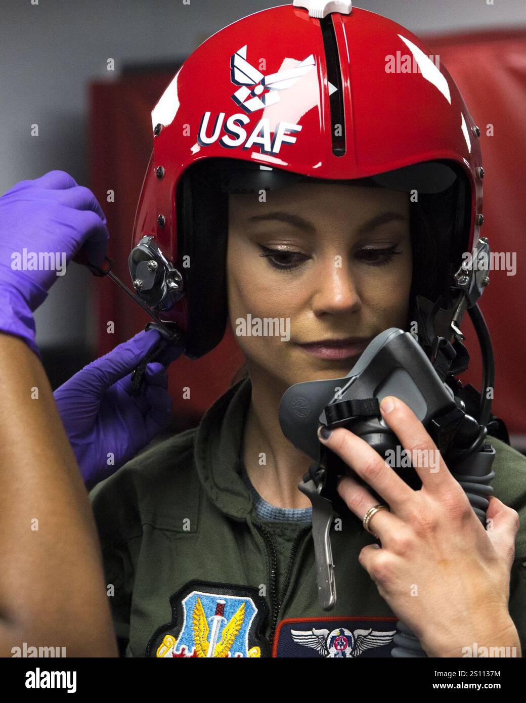 Emily Calandrelli at AFThunderbirds event Stock Photo - Alamy
