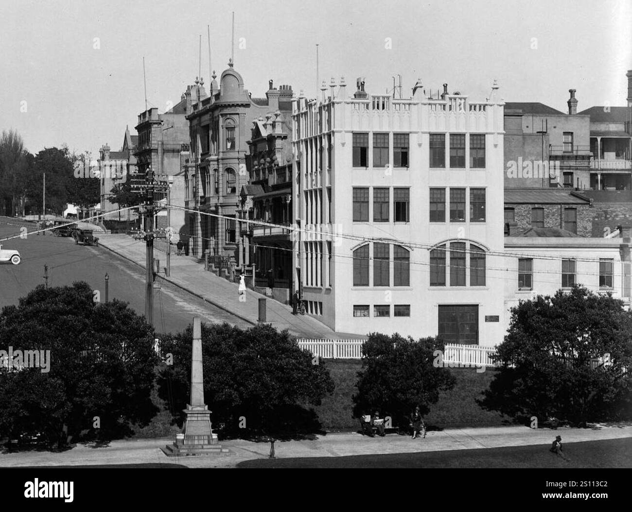 Emily Place and Princes Street, 1927 (cropped Stock Photo - Alamy
